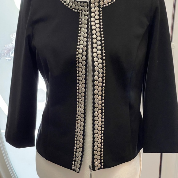 Ruby Rd. | Jackets & Coats | Ruby Rd Black And Silver Embellished ...